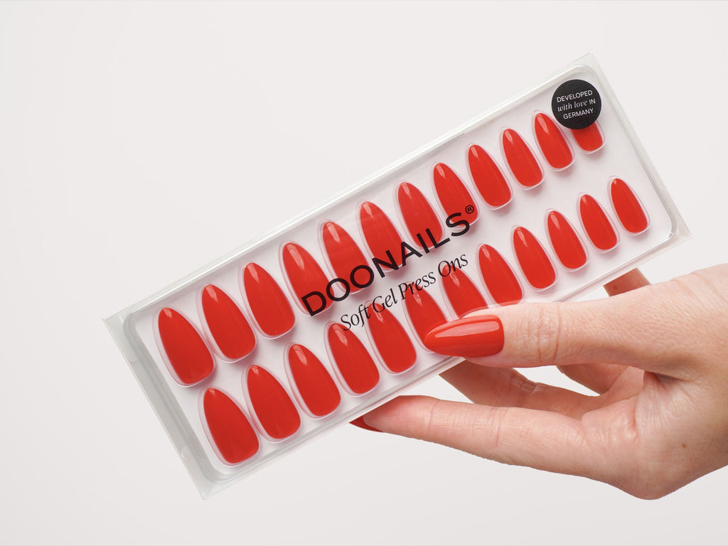 Almond Soft Gel Press Ons - Press Ons a forma di mandorla - Doonails